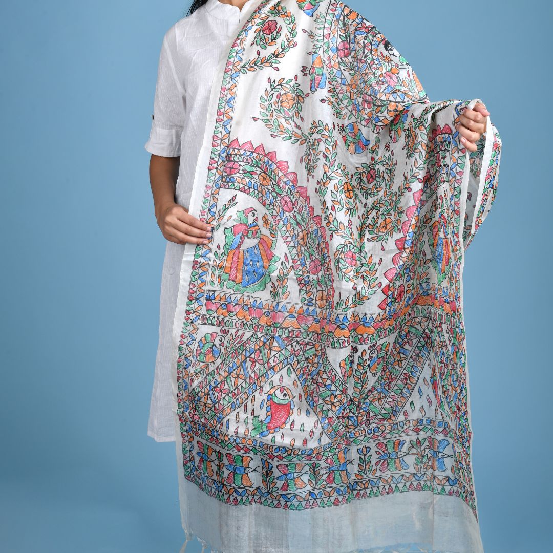 Hand Crafted Dupatta – CREATUNIQ